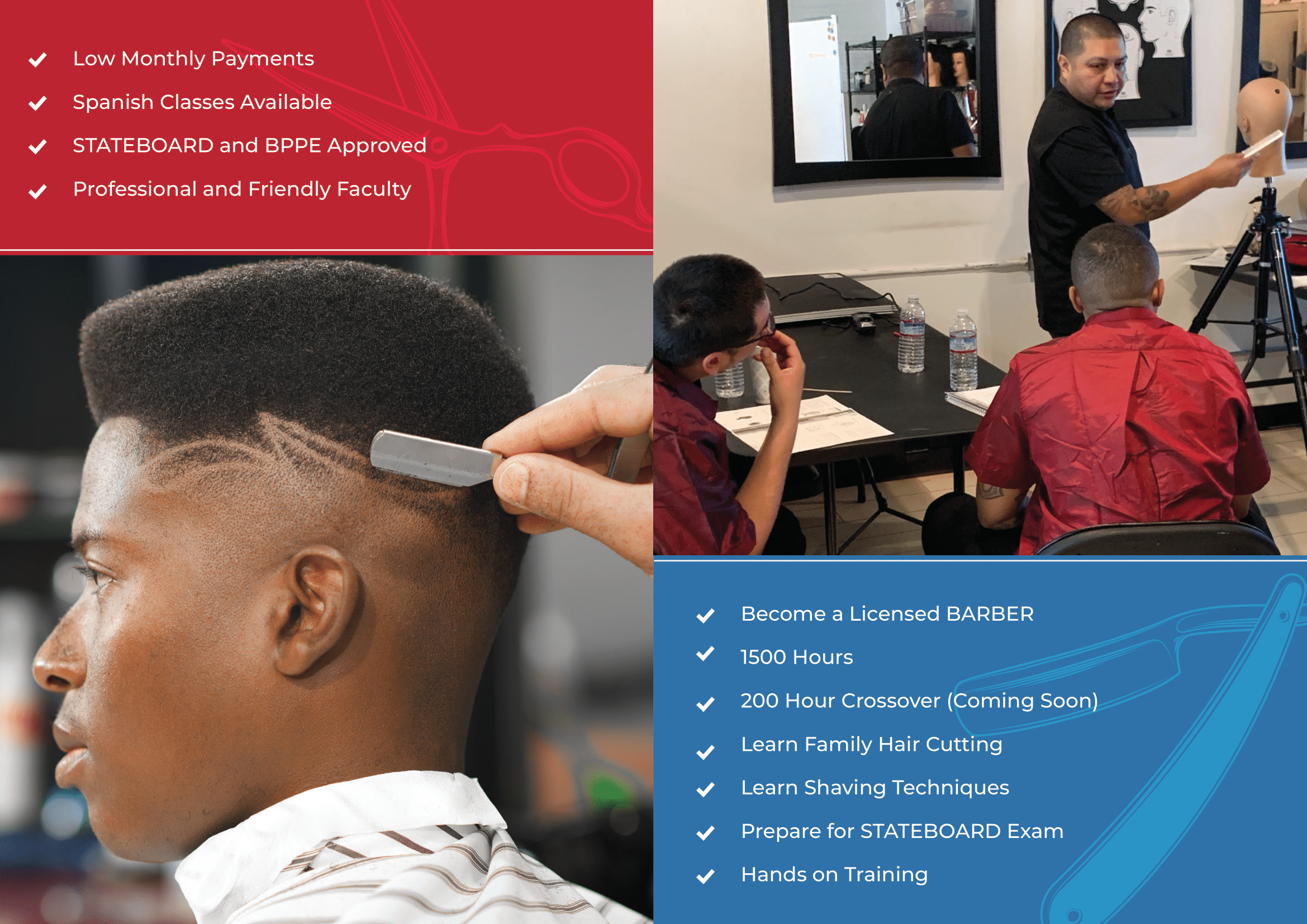 Weblog title – Borner's Barber College Pasadena